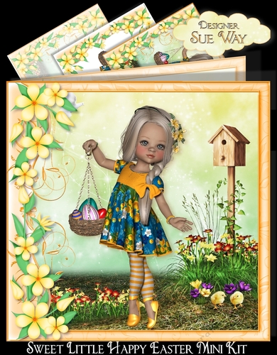 Sweet Little Happy Easter Mini Kit - CUP939750_38 | Craftsuprint