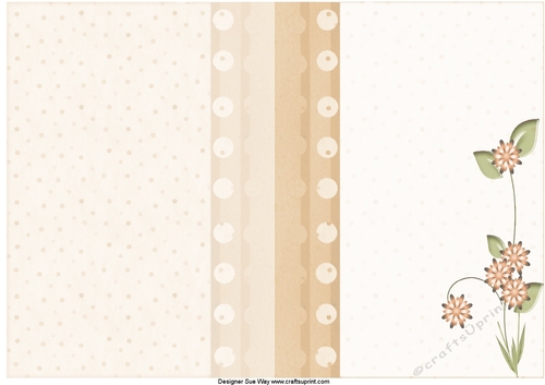 Dots and Stylish Flower Modern Insert - CUP967922_38 | Craftsuprint