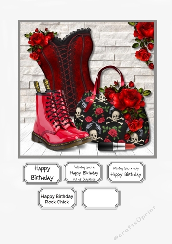 Rock Chick Birthday - CUP1159461_43516 | Craftsuprint