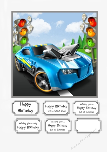Wheelie Hot Birthday Toy Car - CUP1171827_43516 | Craftsuprint