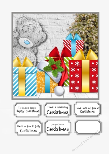 Tatty Teddy Christmas - CUP1173906_43516 | Craftsuprint