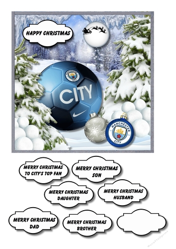 Man City Christmas - CUP834748_43516 | Craftsuprint