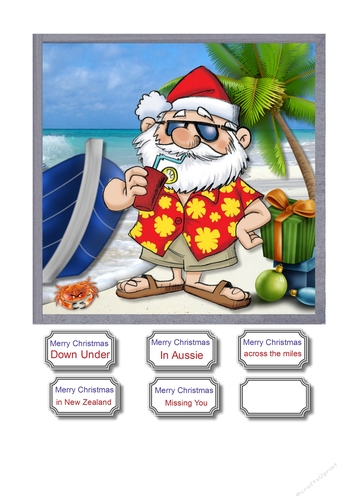 Christmas Down Under - CUP911908_43516 | Craftsuprint