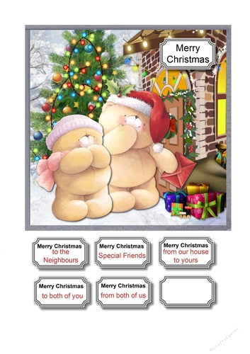 Forever friends Christmas - CUP924824_43516 | Craftsuprint