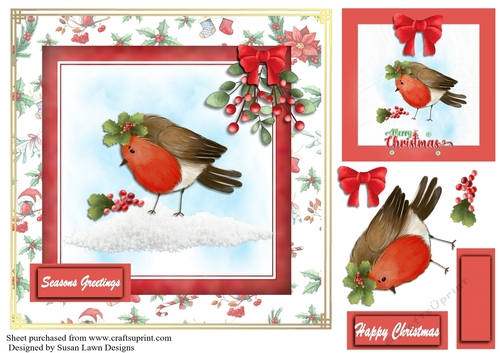 Cute robin - CUP1183747_18940 | Craftsuprint