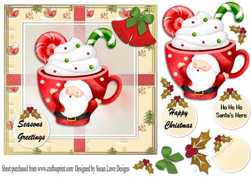 Christmas card - featuring a lovely mug of hot chocolate - CUP1188139 ...