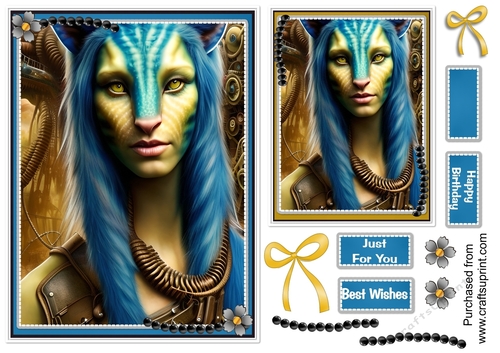 Avatar style card no 11 - CUP1219253_18940 | Craftsuprint