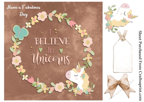 I believe in unicorns - CUP831559_18940 | Craftsuprint