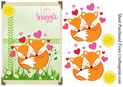 lets snuggle - CUP850935_18940 | Craftsuprint