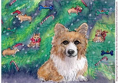 Gingerbread Corgi Tree Decorations - CUP266851_1030 | Craftsuprint