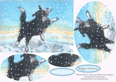 Wheeee! (how to Catch a Snowflake on Your Tongue) Oval Pyr'd ...