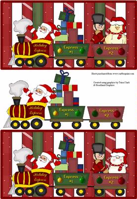 Santa's Christmas Train #2 - CUP16193_114 | Craftsuprint