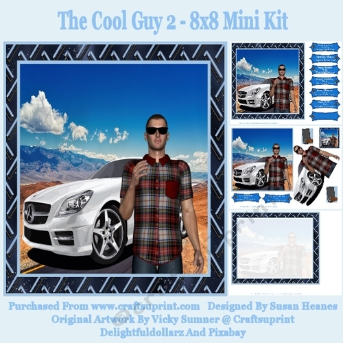 The Cool Guy 2 - 8x8 Mini Kit - CUP1037196_846 | Craftsuprint