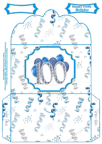 Happy 100th Birthday - Money Wallet - CUP1093180_846 | Craftsuprint