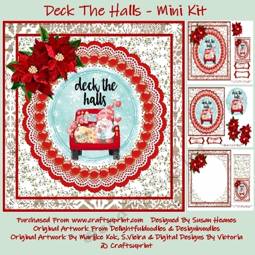 Deck The Halls - Mini Kit - CUP1163701_846 | Craftsuprint