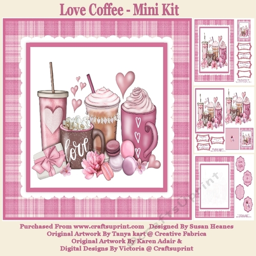 Love Coffee - Mini Kit - CUP1198636_846 | Craftsuprint