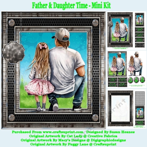 Father & Daughter Time - Mini Kit - CUP1214719_846 | Craftsuprint