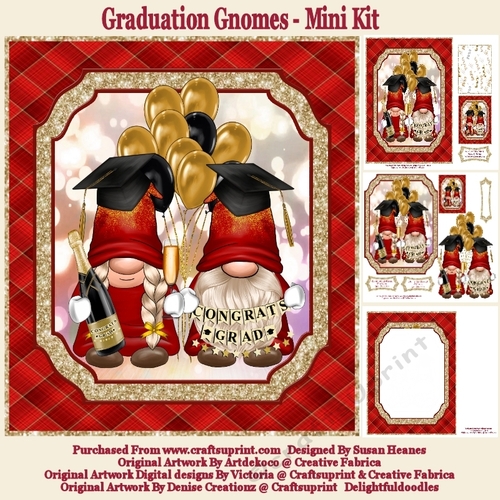 Graduation Gnomes - Mini Kit - CUP1215994_846 | Craftsuprint