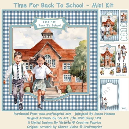 Time For Back to School - Mini Kit - CUP1237587_846 | Craftsuprint