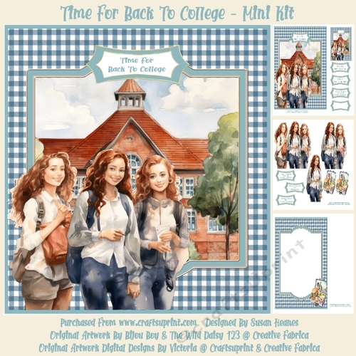 Time For Back To College - Mini Kit - CUP1239270_846 | Craftsuprint
