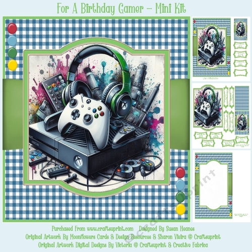 For A Birthday Gamer - Mini Kit - CUP1288156_846 | Craftsuprint