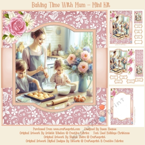 Baking Time With Mum - Mini Kit - CUP1300812_846 | Craftsuprint