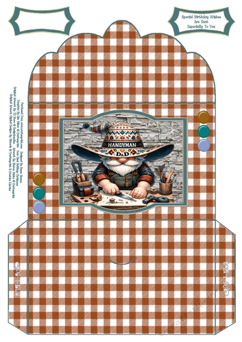 Handyman Dad - Money Wallet - CUP1304295_846 | Craftsuprint