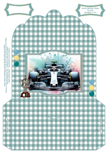 Formula 1 Racing - Money Wallet - CUP1318757_846 | Craftsuprint