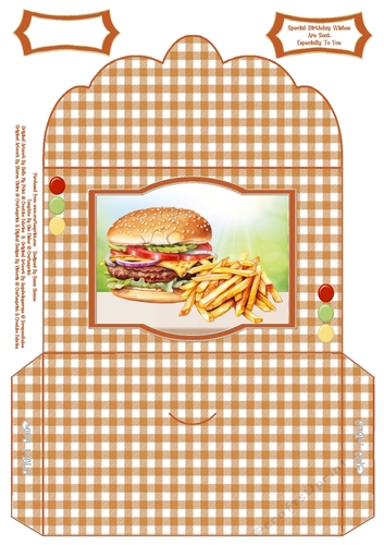 Takeaway Favourites, Cheeseburger & Chips - Money Wallet - CUP1329150 ...