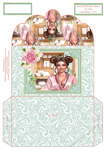 Self Care, Spa Time - Money Wallet - CUP1378356_846 | Craftsuprint