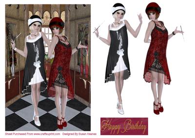 Art Deco Friends 2 - CUP221813_846 | Craftsuprint