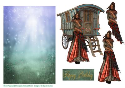 Travelling Gypsy - CUP227594_846 | Craftsuprint