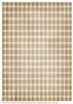 Autumn Brown Plaid Paper - CUP248781_846 | Craftsuprint