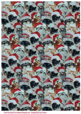 Christmas Cats Paper - CUP265602_846 | Craftsuprint