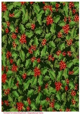 Holly Paper 2 - CUP278398_846 | Craftsuprint