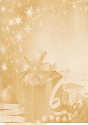 Gold Christmas Paper 3 - CUP354957_846 | Craftsuprint