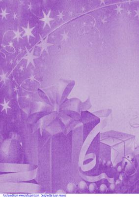 Purple Christmas Paper 3 - CUP355097_846 | Craftsuprint