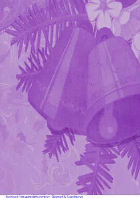 Purple Christmas Paper 4 - CUP355098_846 | Craftsuprint