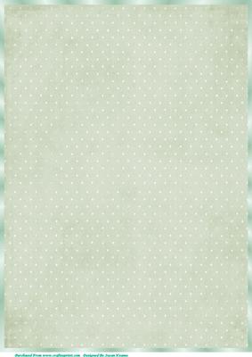 Easter Green & White Spotty Paper, with Border - CUP540765_846 ...