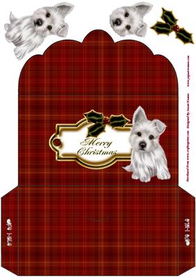 Sweet Little Terrier Pups Christmas Money Wallet - CUP588497_846 ...