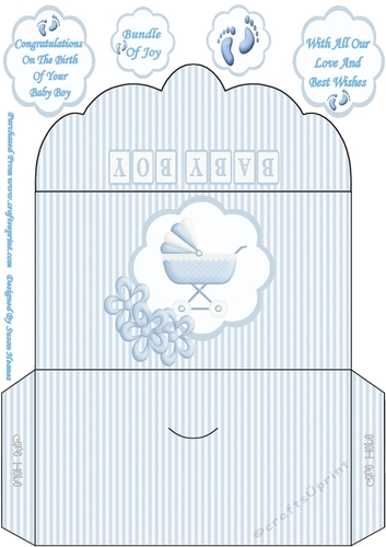 Welcome Little Baby Boy Money Wallet - CUP731663_846 | Craftsuprint