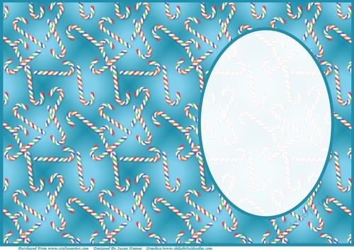 Sweet Candy Canes Insert - CUP747736_846 | Craftsuprint