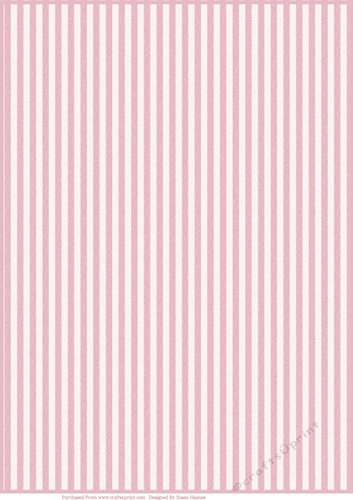 Shades Of Pink Stripes Paper - CUP855909_846 | Craftsuprint