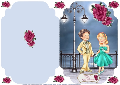 Remember Our First Date? - Cut And Fold Card - CUP979044_846 | Craftsuprint