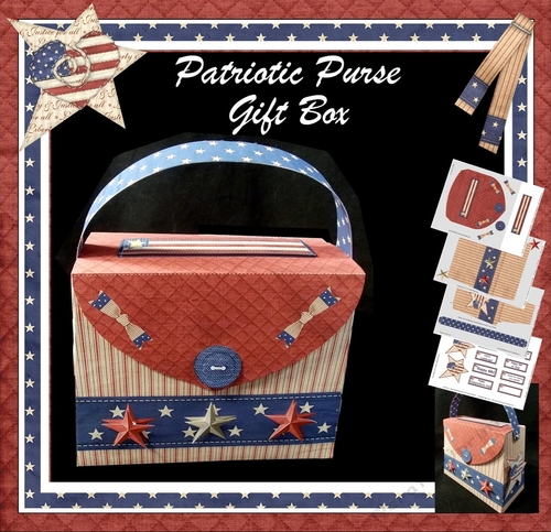 Patriotic Purse Gift Box - CUP1054921_2153 | Craftsuprint