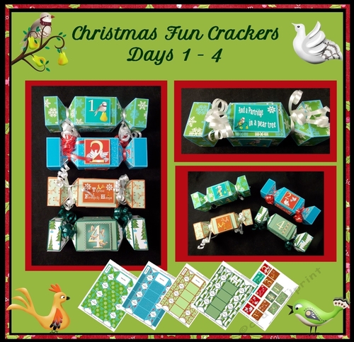 Christmas Cracker Fun Days 1 through 4 - CUP1077095_2153 | Craftsuprint