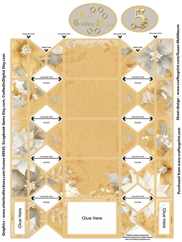 Christmas Cracker Singles Day 5 Five Golden Rings - CUP1077106_2153 ...