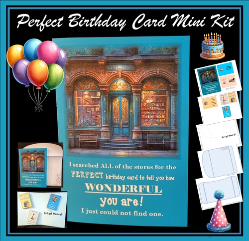 Perfect Birthday Card Mini Kit - CUP1275725_2153 | Craftsuprint