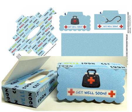 Get Well Tissue Box Cover - CUP582027_2153 | Craftsuprint