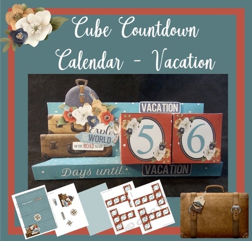 Countdown Cube Calendar - Days Unril Vacation - CUP946561_2153 ...
